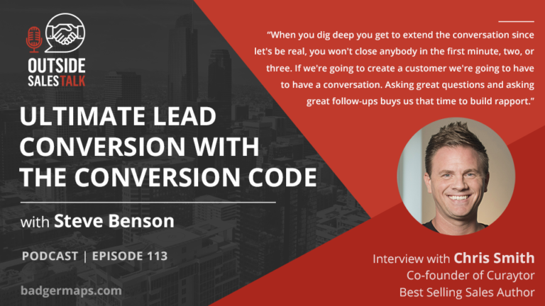 Ultimate Lead Conversion with The Conversion Code – Outside Sales Talk ...